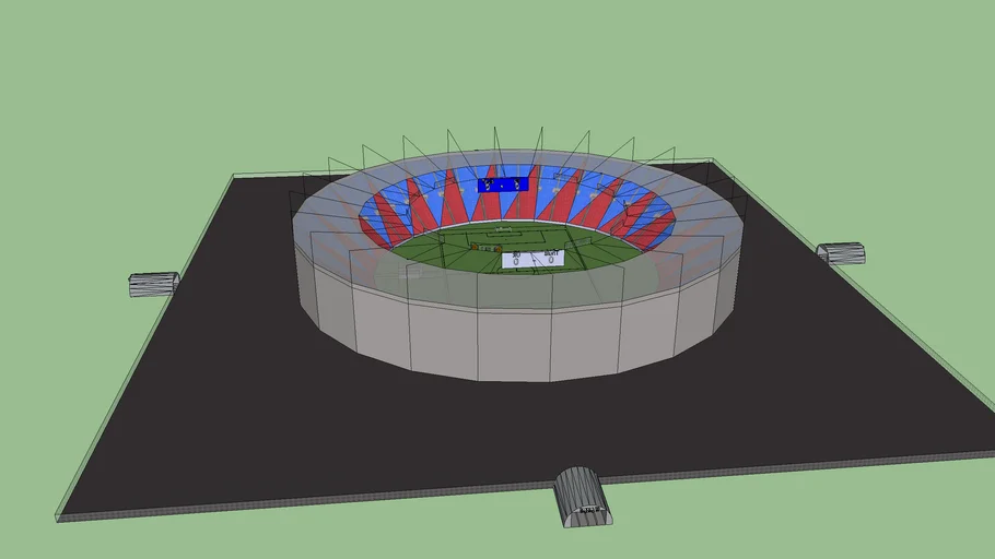 Fantasie stadion | 3D Warehouse