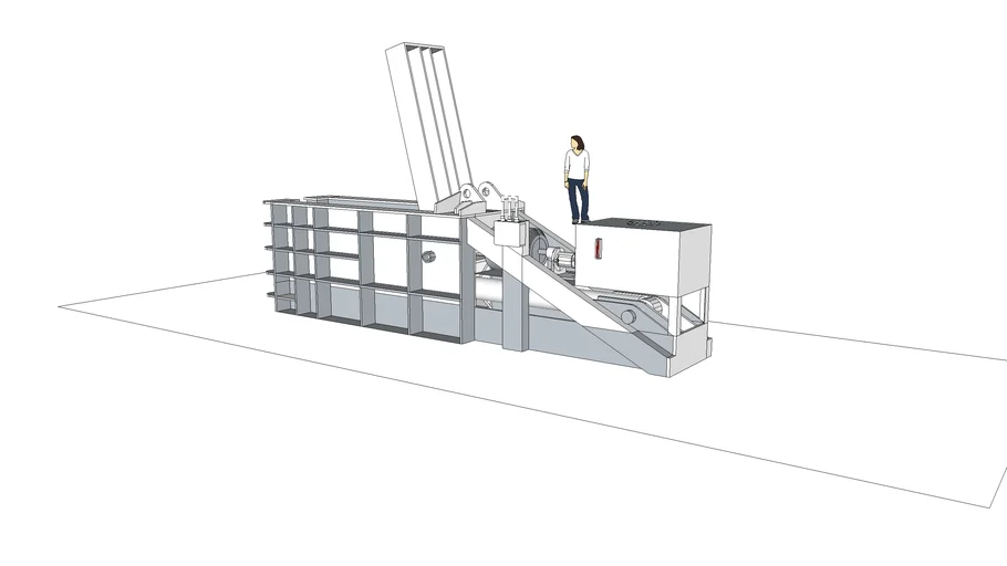 COMPACTADORA DE CHATARRA | 3D Warehouse