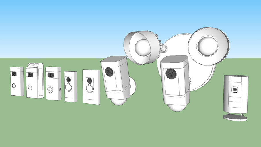 Ring Security Cameras | 3D Warehouse