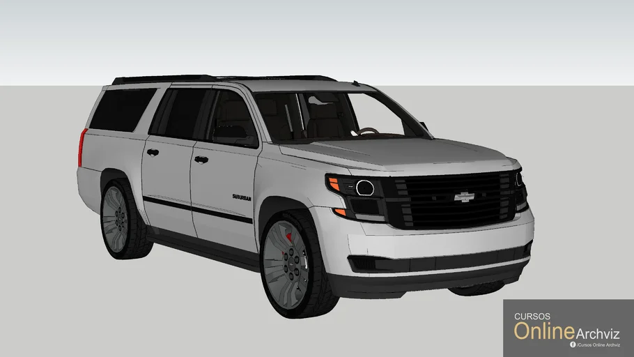 Chevrolet Suburban 2015 | 3D Warehouse
