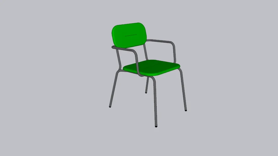 Simo chair with armrests | 3D Warehouse