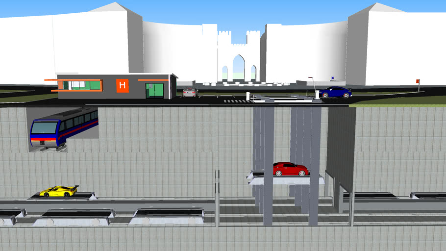 H-Bahn | 3D Warehouse