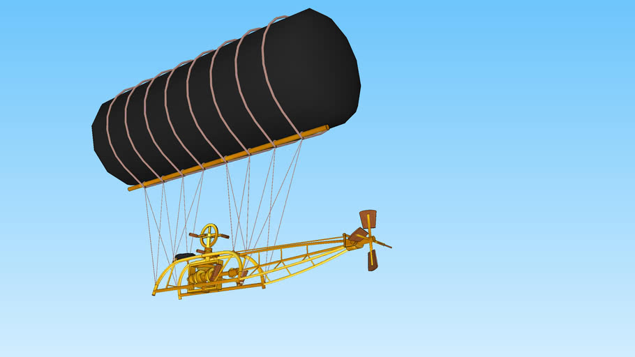 Charles F. Ritchel's Flying-Machine | 3D Warehouse