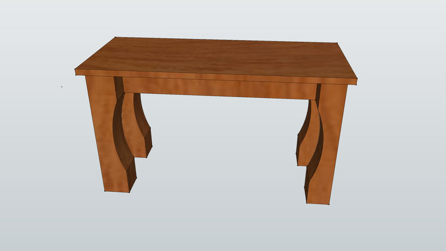 foot bench | 3D Warehouse