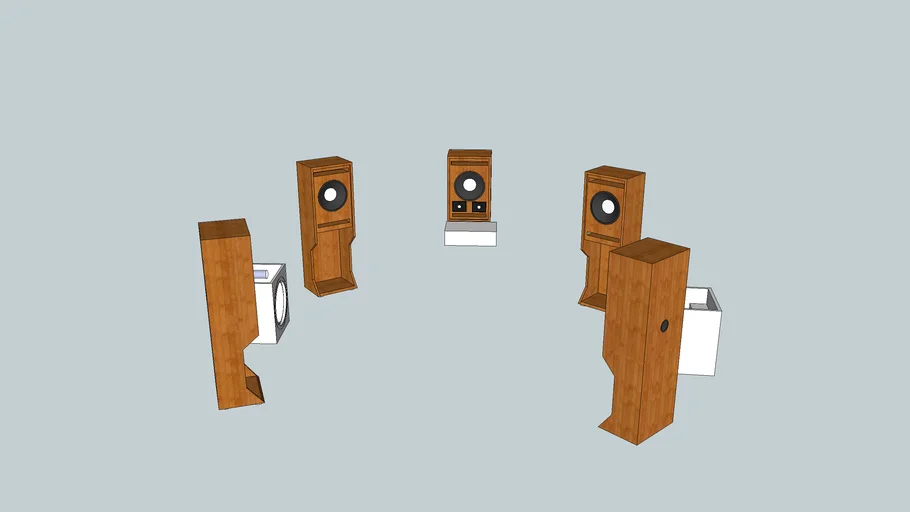 5.2 HomeTheatre Speaker | 3D Warehouse