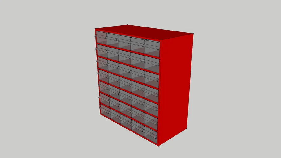 Casier rangement vis | 3D Warehouse