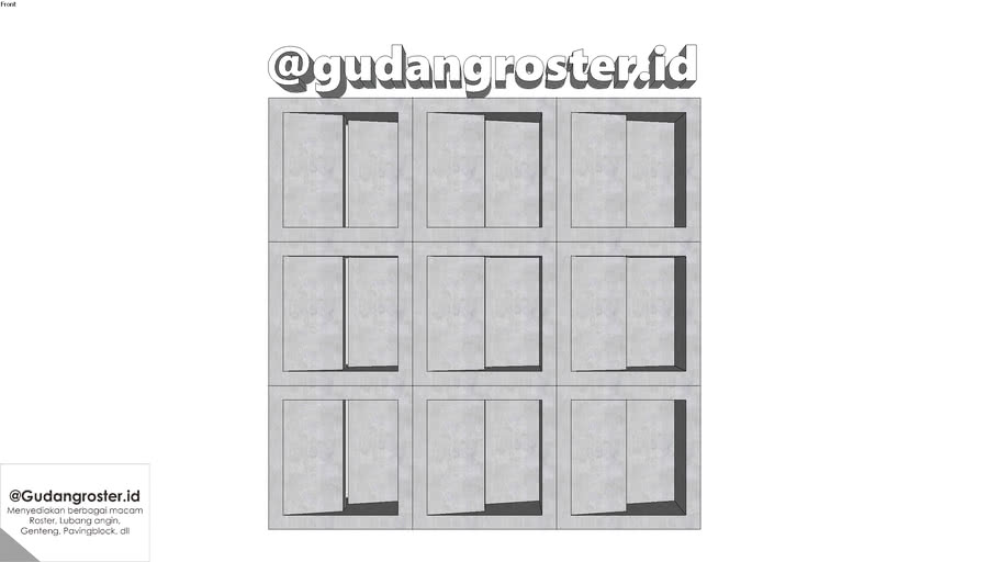 42 - Roster Loster - @gudangroster.id | 3D Warehouse