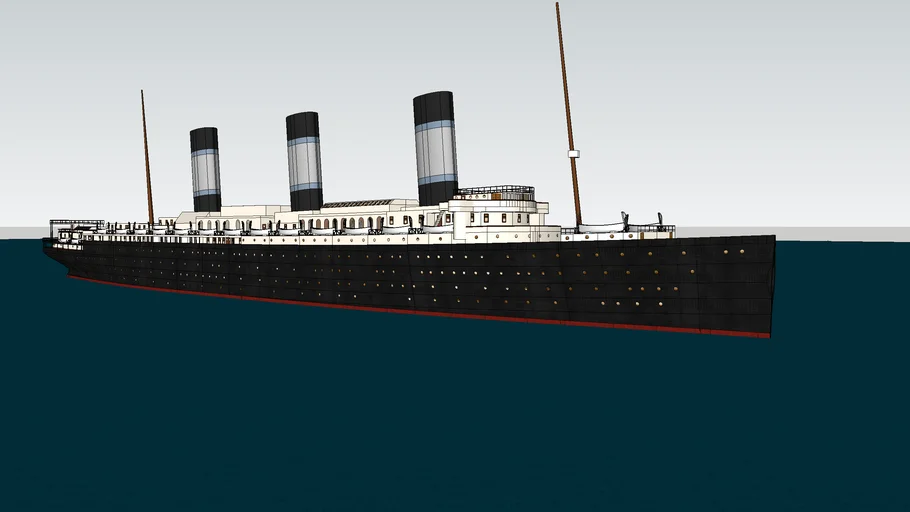 Fictional Ocean Liner - S.S Lost Heaven (1924) | 3D Warehouse
