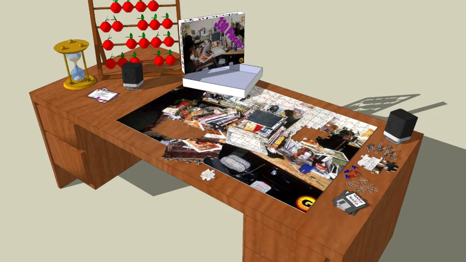 SketchUp 3d Challenge #8 – Desktop – Desktop Objects | 3D Warehouse