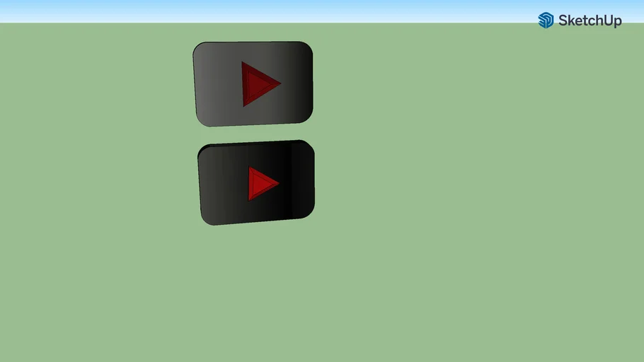 red diamond play button | 3D Warehouse