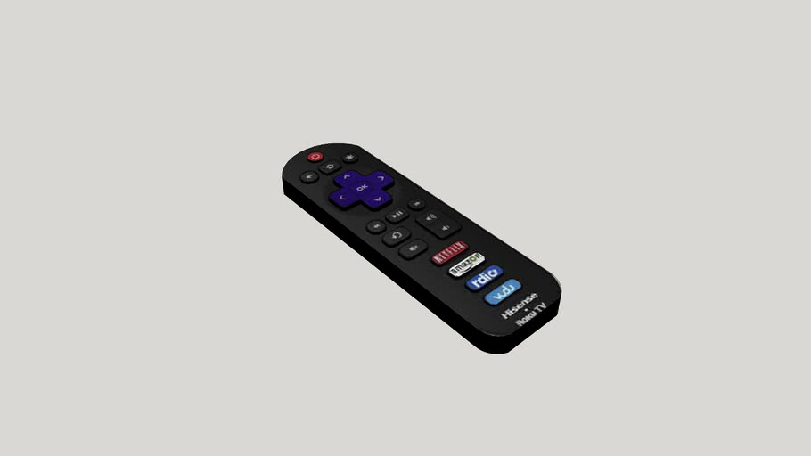 Roku Remote | 3D Warehouse