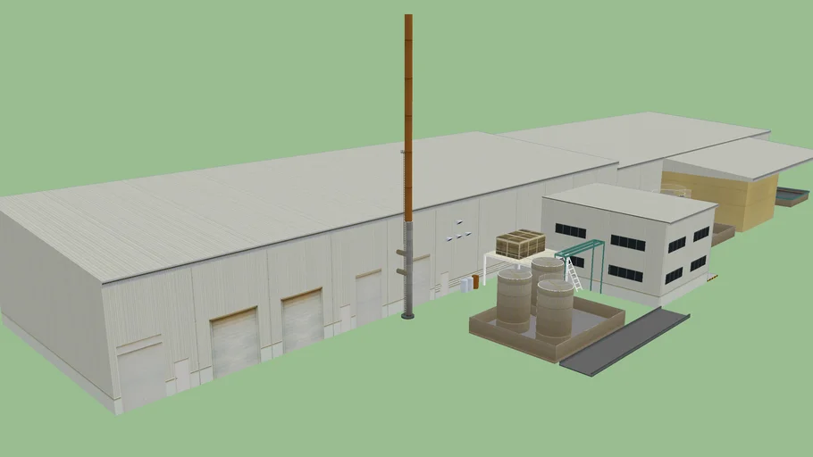 Oji Label Thailand Factory 2 | 3D Warehouse