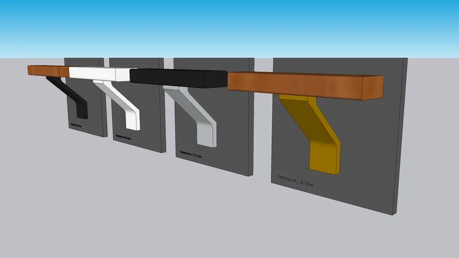 Handrail Brackets by componance | 3D Warehouse