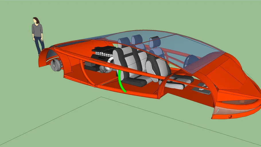 prototype car (unfinished) | 3D Warehouse