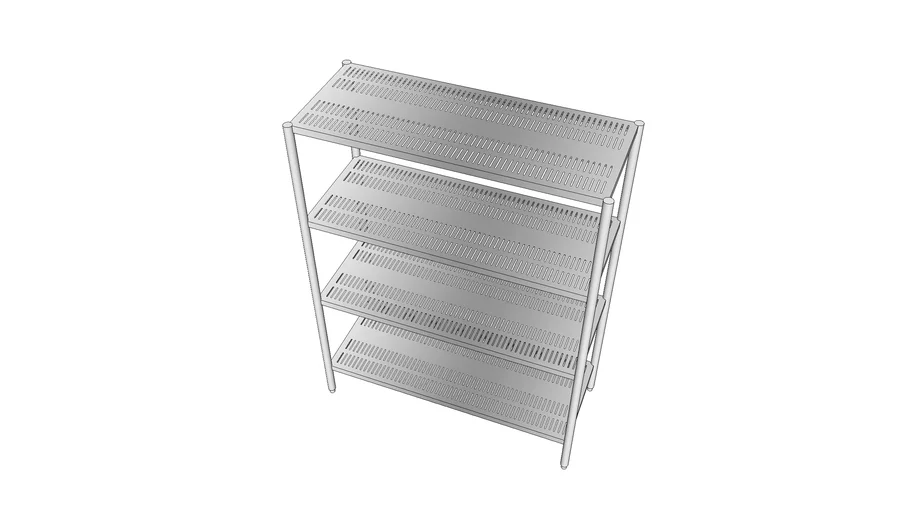 Shelf, 4 tiers (2021) | 3D Warehouse