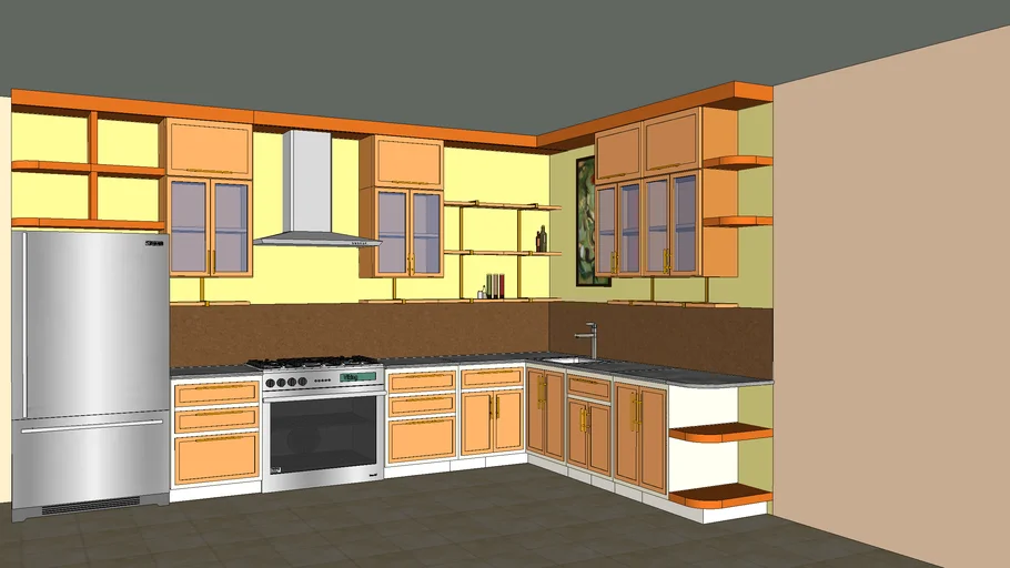 Classic Kitchen | 3D Warehouse