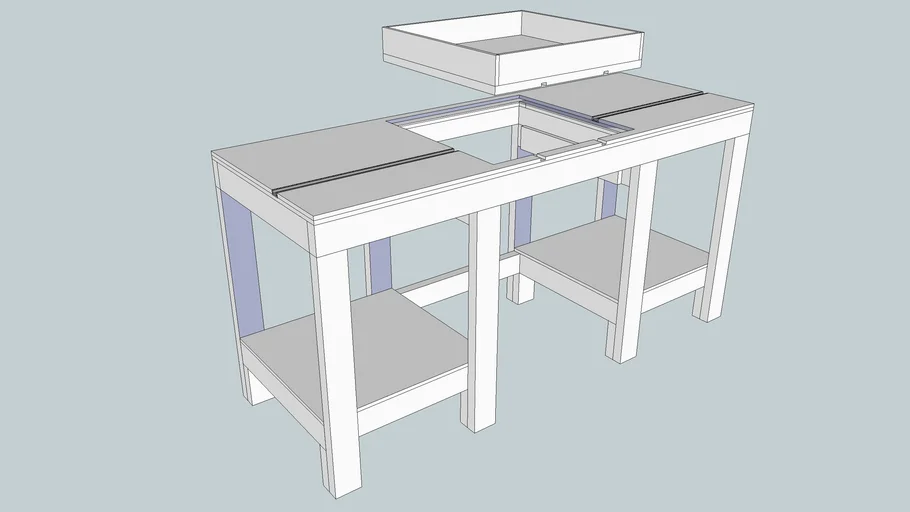 Multi-function Workbench | 3D Warehouse