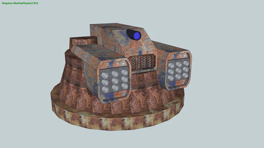 Metal storm turret | 3D Warehouse