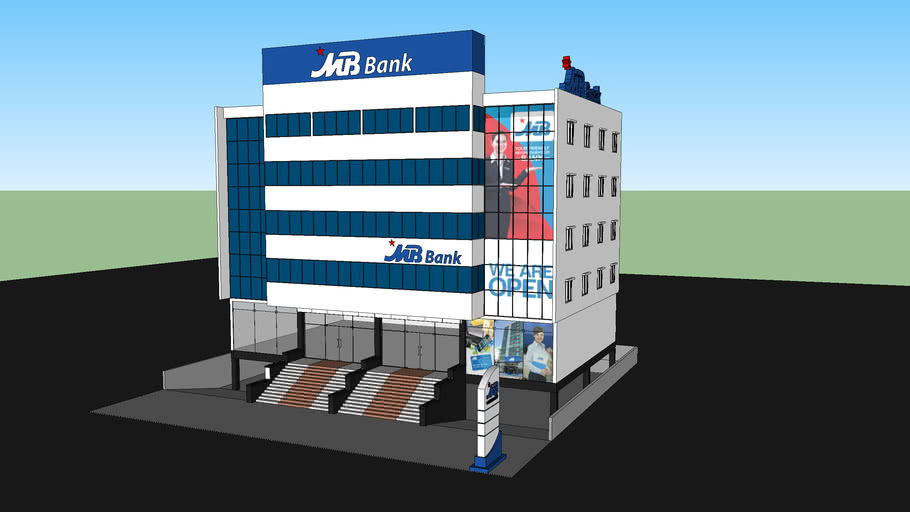 MB Bank Exterior Design | 3D Warehouse