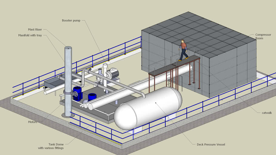 Integrated Gas Tanker Simulator | 3D Warehouse