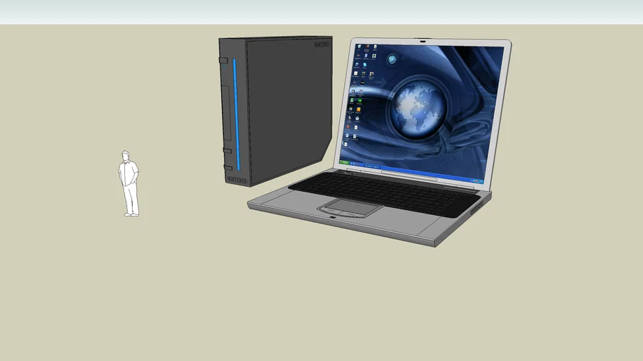 laptop w/ wii | 3D Warehouse