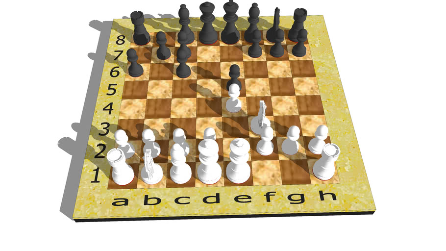 Chess - Open game openings | 3D Warehouse