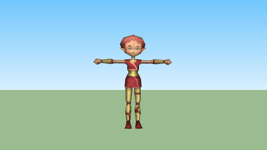 Code Lyoko Aelita NDS | 3D Warehouse