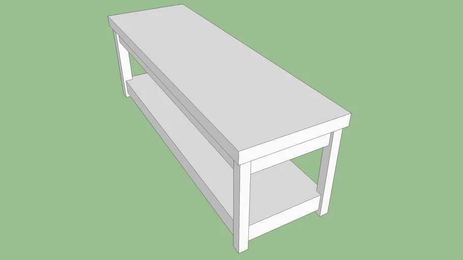 simple entry bench | 3D Warehouse