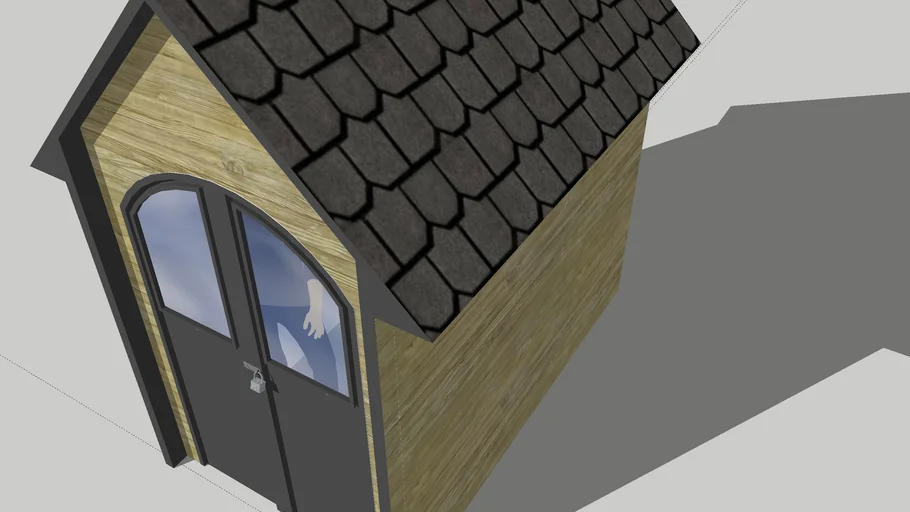 Small storage shed | 3D Warehouse