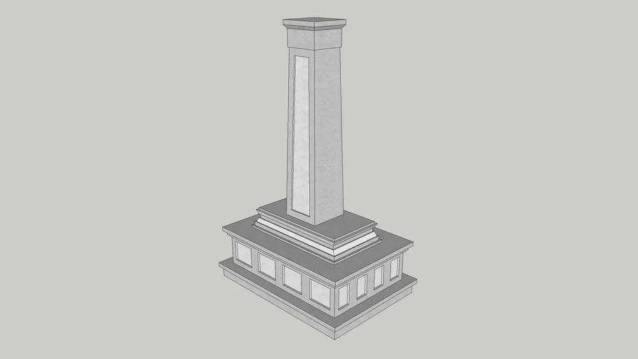 Standard Monument 02 | 3D Warehouse