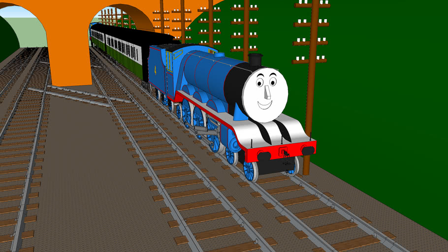 Thomas, Gordon and the Express Coaches inside the Tunnel | 3D Warehouse