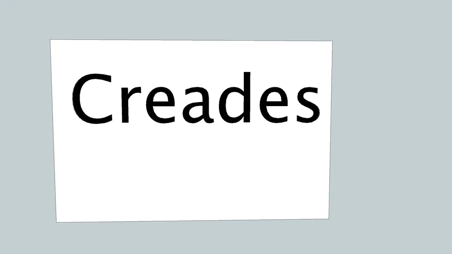 Creades Wall 2 | 3D Warehouse