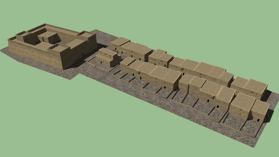Crusader state village | 3D Warehouse