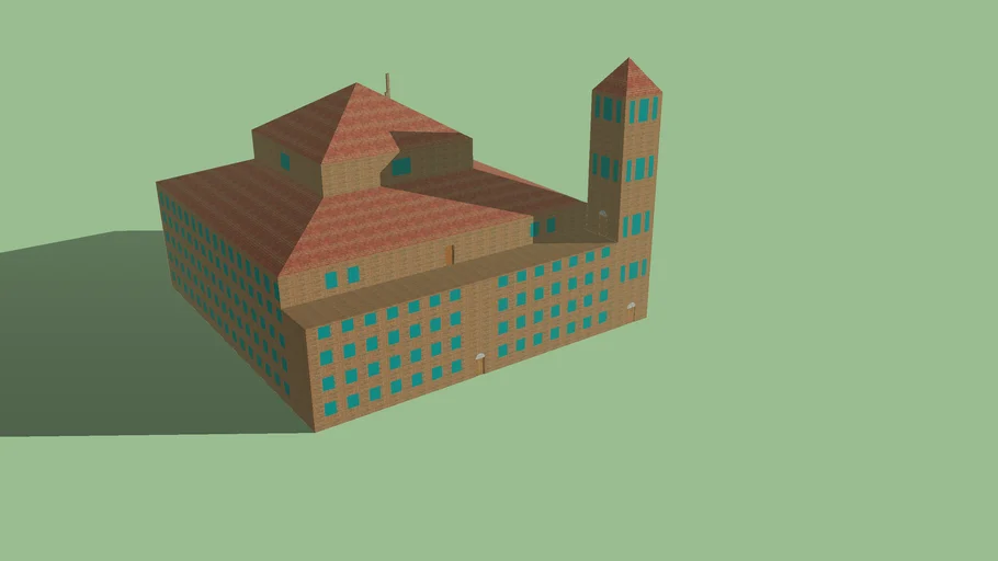 cuartel cohortes vigilum/cohortes urbanae | 3D Warehouse