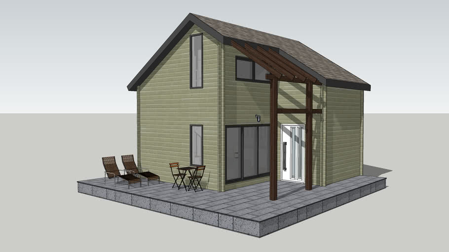 TIMBER BLOCK HOUSE | 3D Warehouse