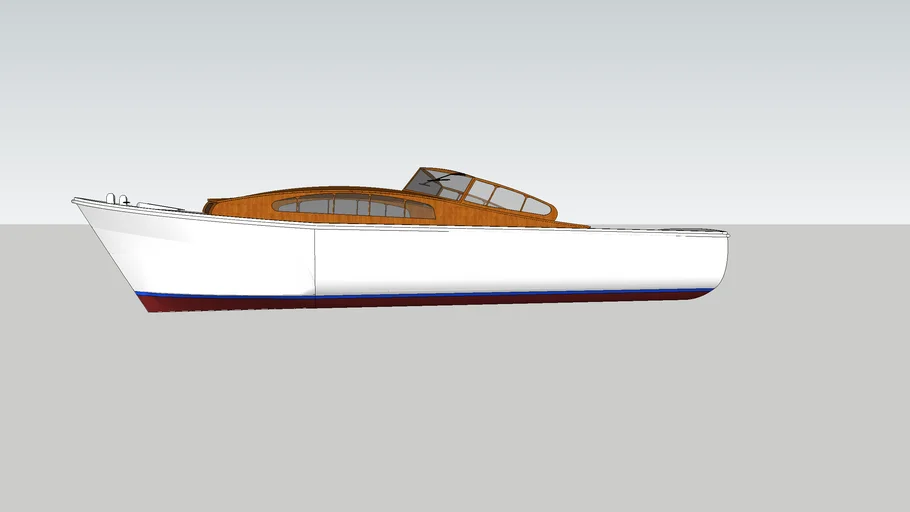 Vintage boat | 3D Warehouse