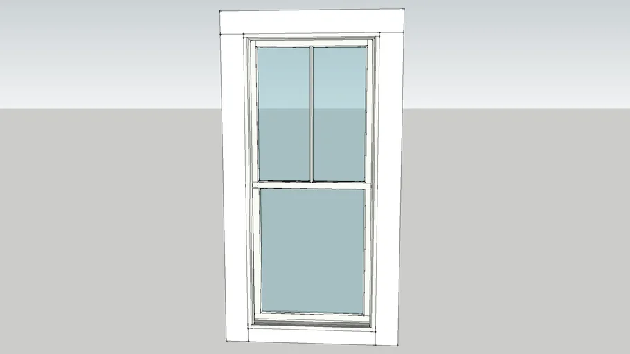 window with casing | 3D Warehouse