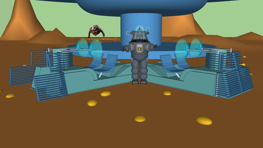 Forbidden Planets Robby the Robot | 3D Warehouse