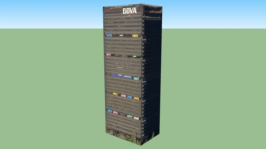 Edificio en Madrid, España BBVA) | 3D Warehouse