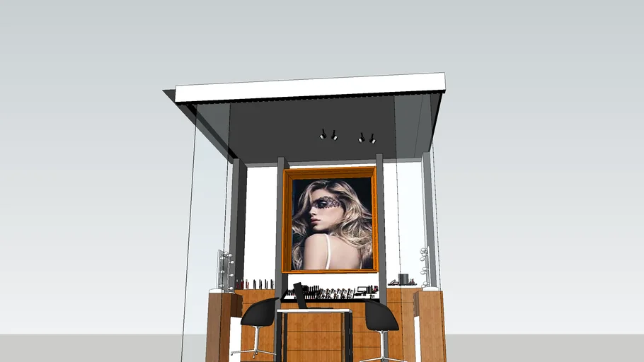 makeup brushes display | 3D Warehouse