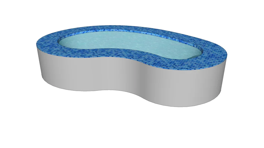 Lima Bean Pool - Detailed | 3D Warehouse