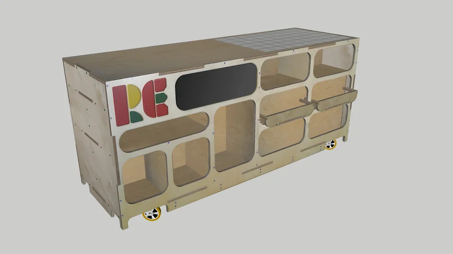 Re:Make Portable Display Trolley | 3D Warehouse