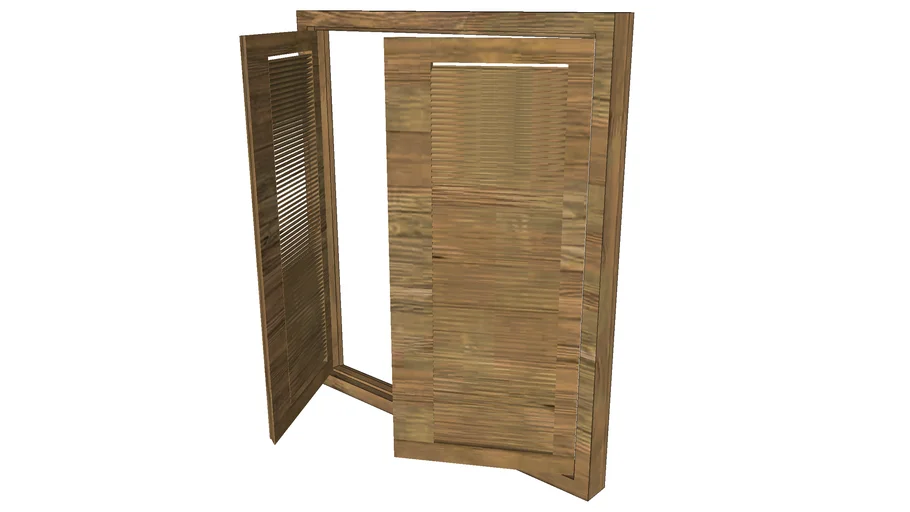 louvered window | 3D Warehouse