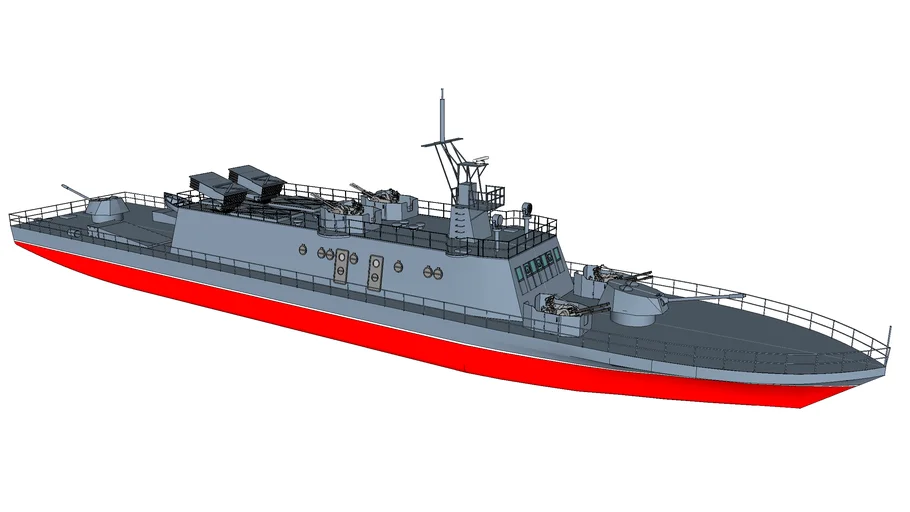 Romanian river monitor | 3D Warehouse