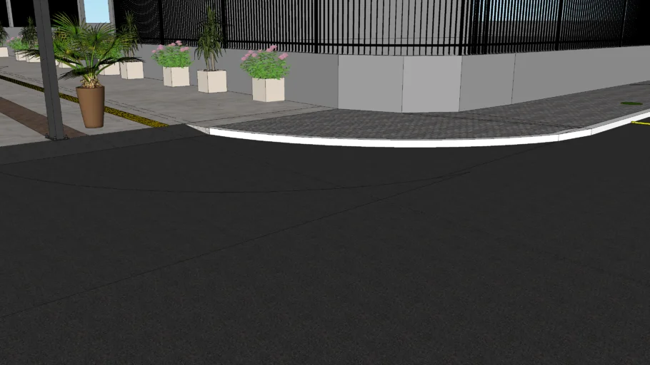 rua de pedestres | 3D Warehouse