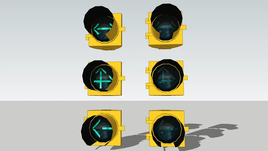 Kopp Glass 8-inch arrow signal Pack | 3D Warehouse