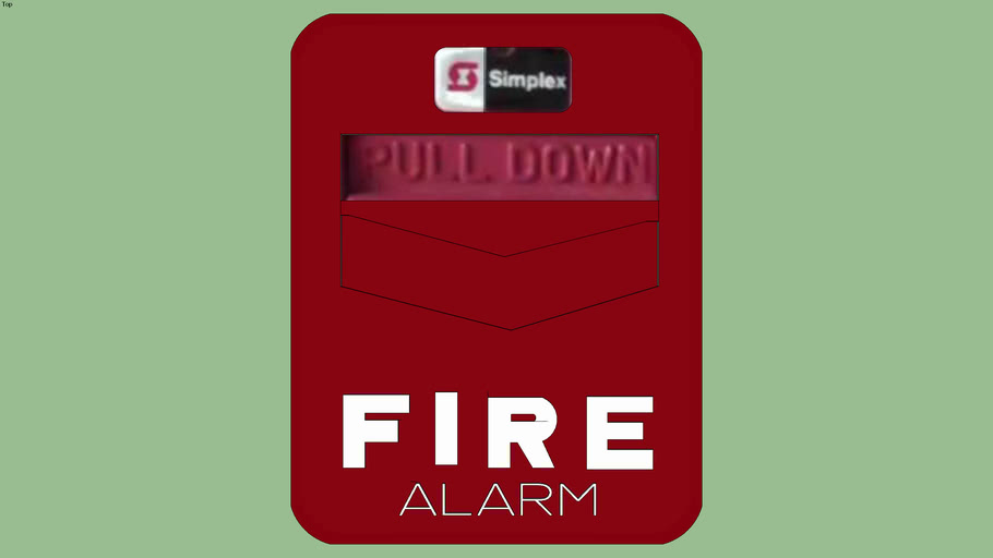 Simplex ''Chevron'' Fire Alarm | 3D Warehouse