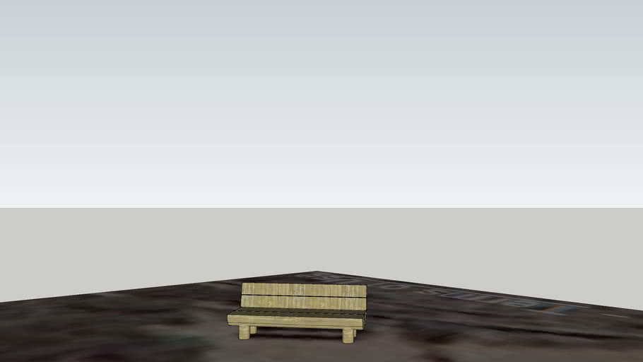 Forest log bench | 3D Warehouse