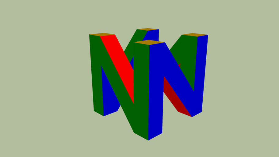 Nintendo 64 Logo | 3D Warehouse