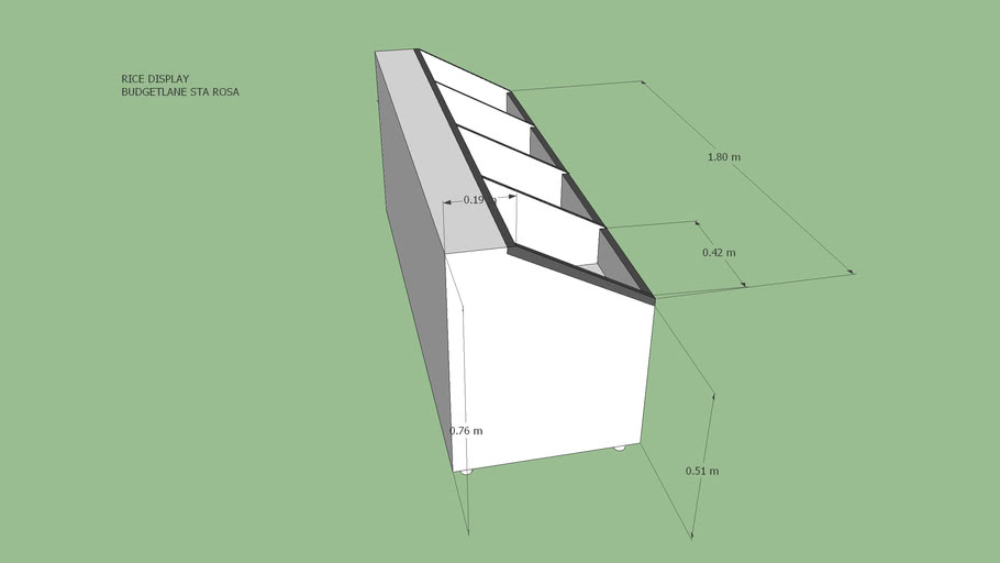 rice display | 3D Warehouse